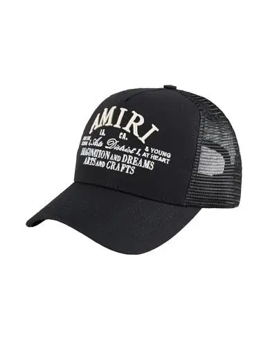 Amiri Printed Canvas Baseball Cap - Black