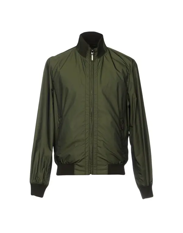MOORER Bomber Jacket With Zip Closure