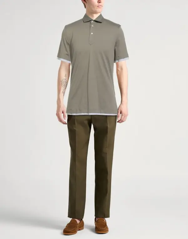 Brunello Cucinelli Polo Shirt Size Cotton - Green
