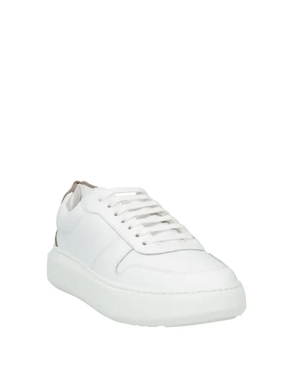 Herno Leather Low-top Sneakers - White