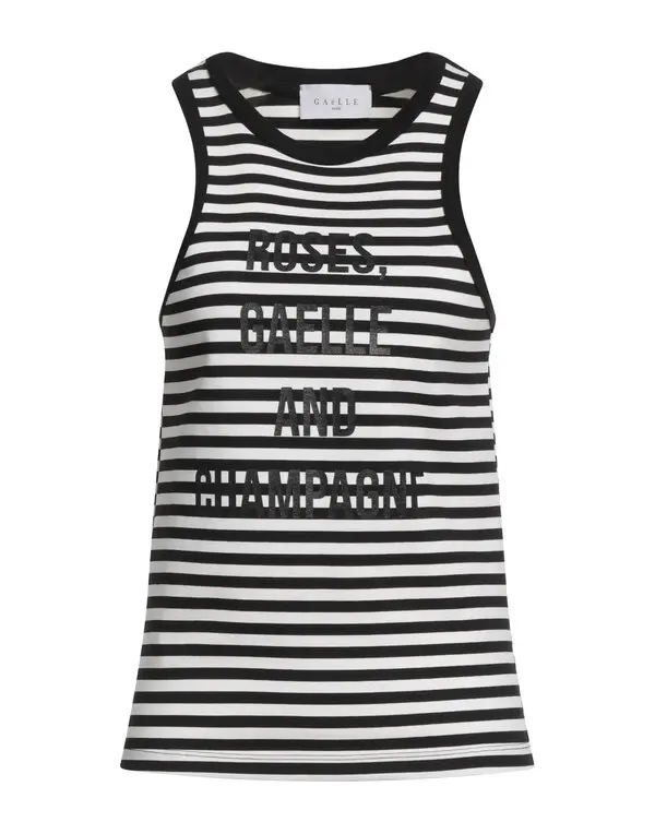 GAËLLE PARIS Striped Tank Top