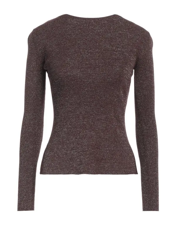 Max Mara Long Sleeve Crewneck Sweater - Plum