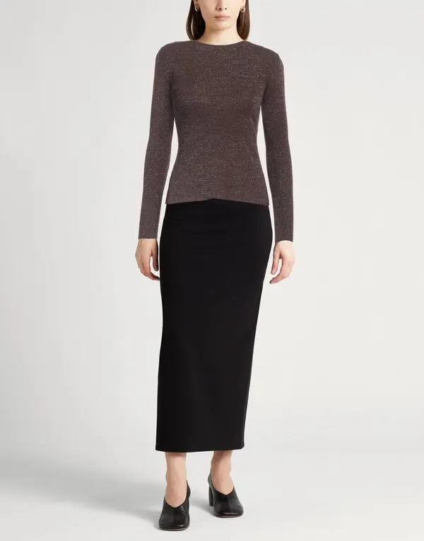 Max Mara Long Sleeve Crewneck Sweater - Plum