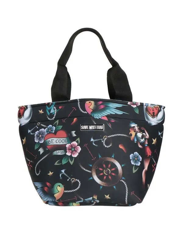 Save My Bag Light Polyamide And Elastane Handbag - Black