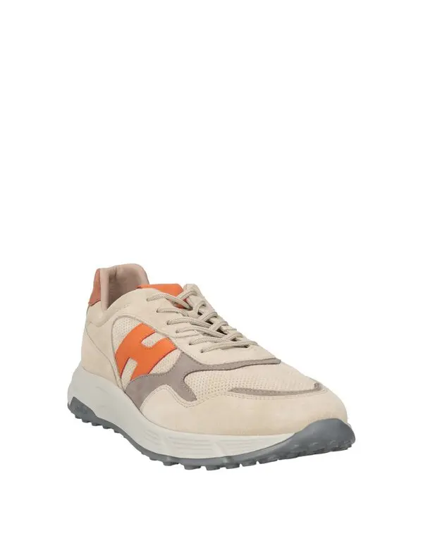 Hogan Light Leather Sneakers - Light Grey