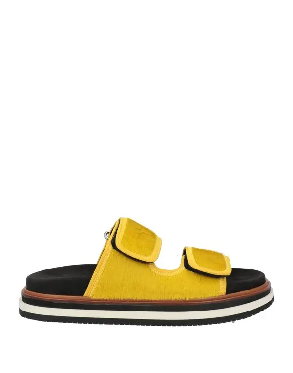 Hogan Calfskin Sandals - Yellow