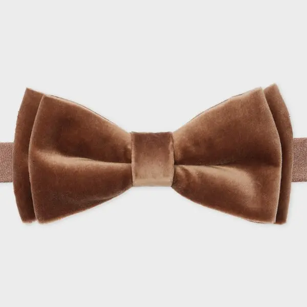 Paul Smith Velvet Bow Tie - Brown
