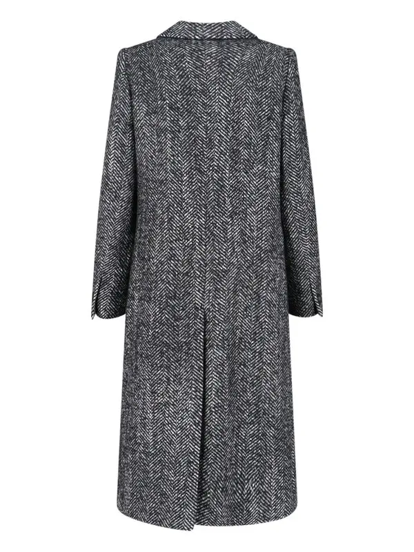 Tagliatore Jole Double-breasted Coat - Black