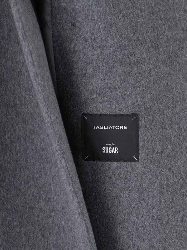 Tagliatore Jole' Cashmere Double-breasted Coat - Gray