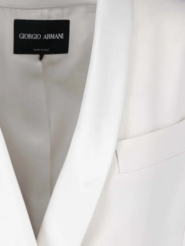 Giorgio Armani Single-breasted Silk Blazer