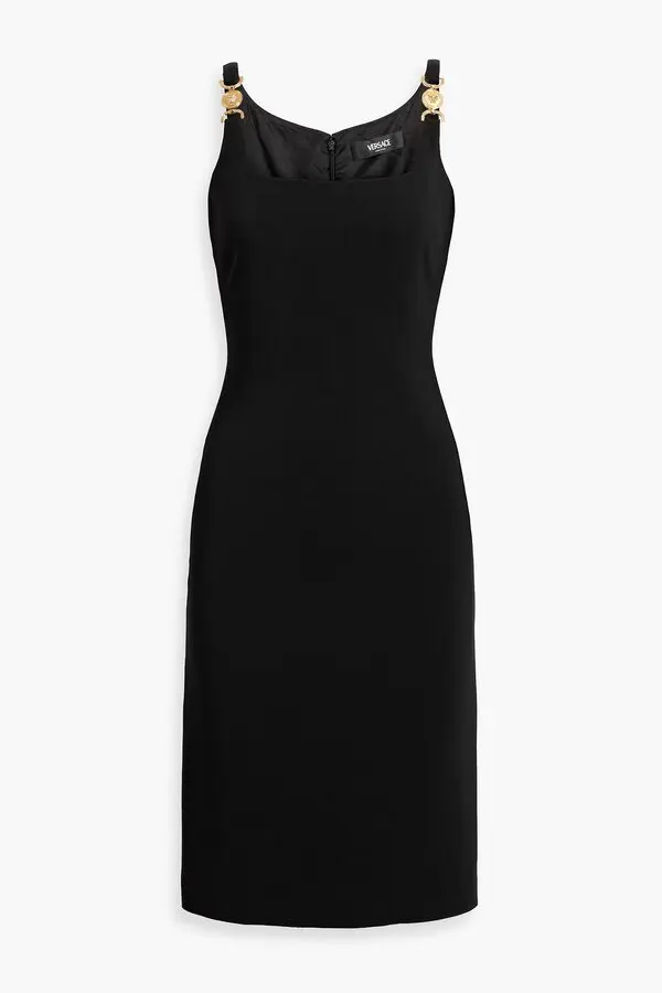 Versace Embellished Crepe Dress