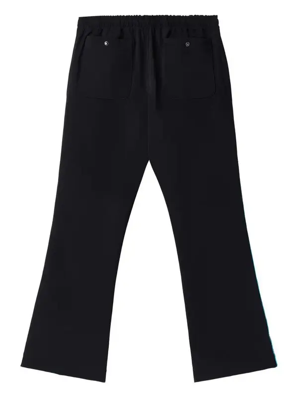 Needles Stripe-detail Trousers - Black