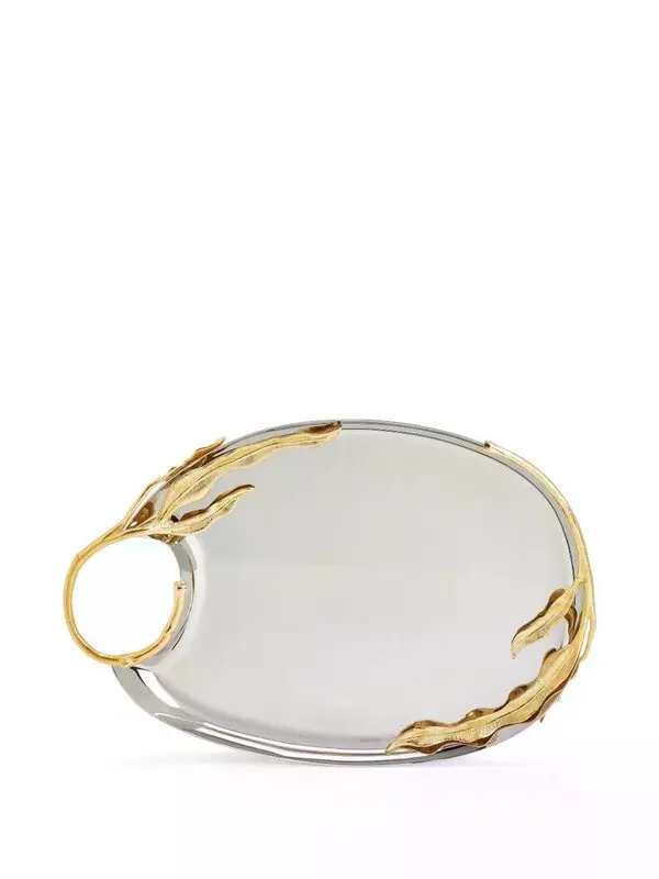 L'Objet Handle Oven Tray Medium - Silver
