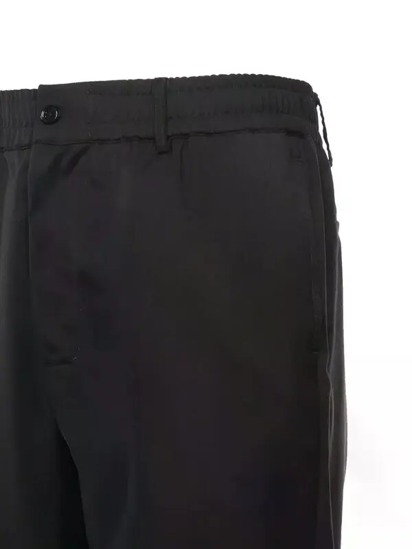 GIULIANO GALIANO Drawstring Trousers With Belt Loops - Black