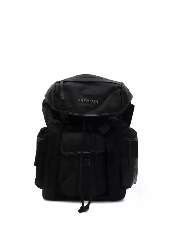 Premiata Lyn Flap Top Backpack - Black