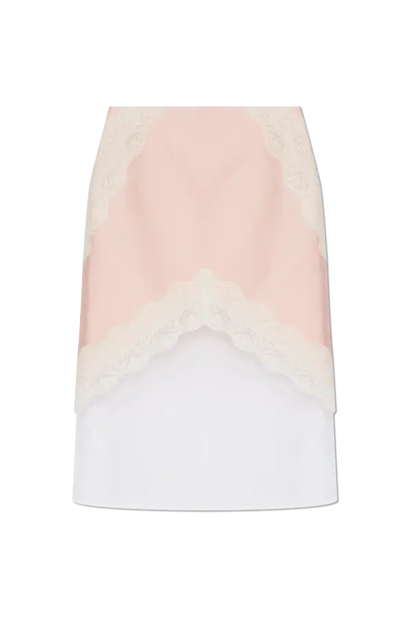 JIL SANDER Skirt With Decorative Trim - Pink