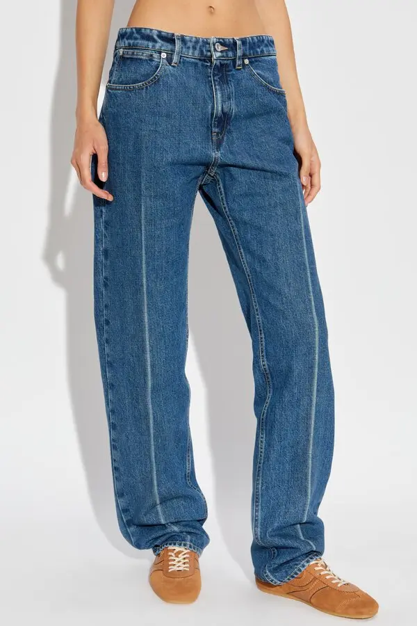 JIL SANDER Jeans With Decorative Legs