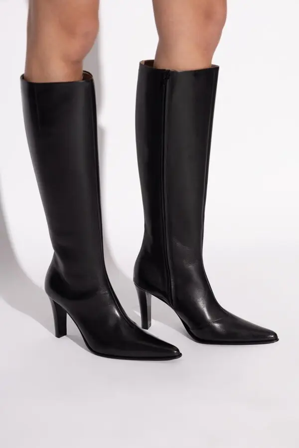 MAISON MARGIELA Leather Knee-high Boots