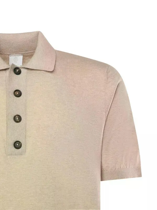 Eleventy Fine-knit Polo Shirt - Neutrals
