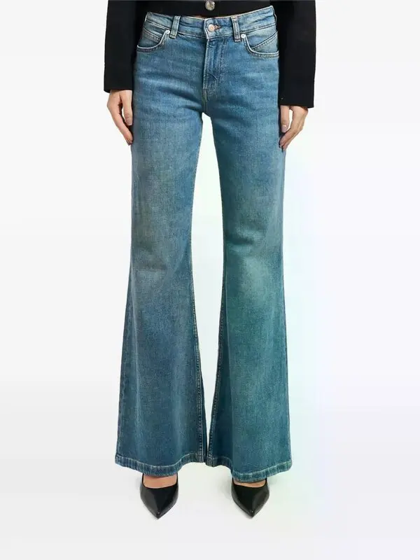 BOSS Button-fastening Wide Leg Jeans