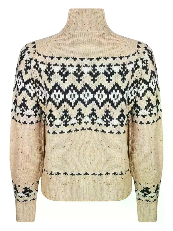 MC2 SAINT BARTH Fair Isle Turtleneck Sweater