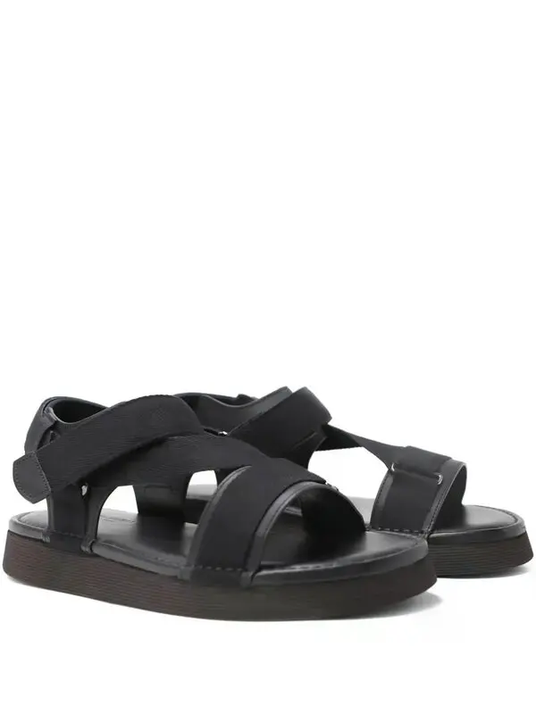 Giorgio Armani Touch-strap Leather Sandals