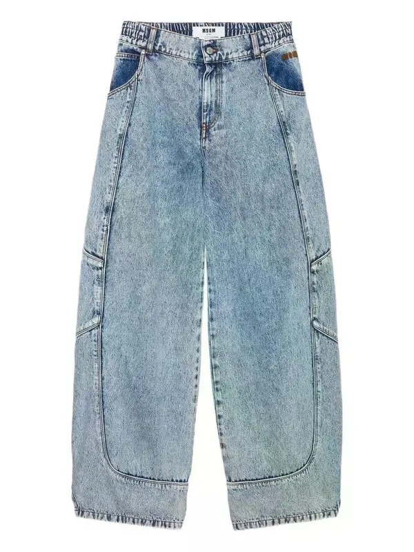 MSGM Panelled Pocket Jeans