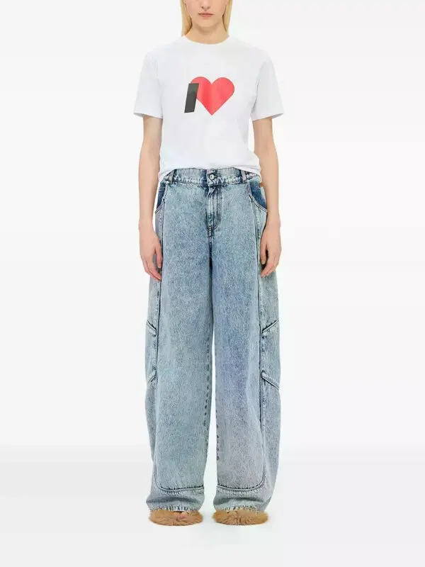 MSGM Panelled Pocket Jeans