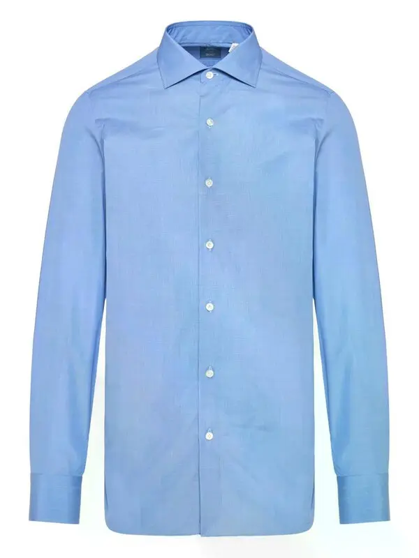 FINAMORE 1925 Buttoned Shirt - Blue
