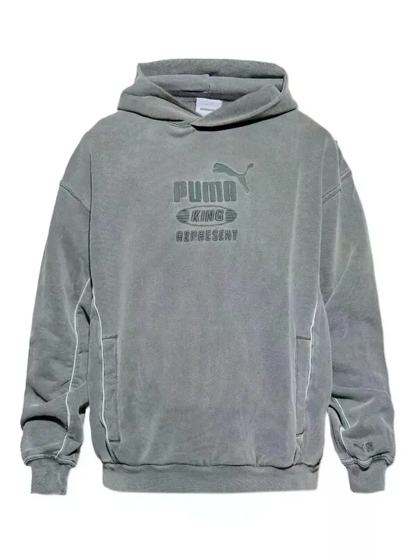PUMA Logo-embroidered Hooded Sweater
