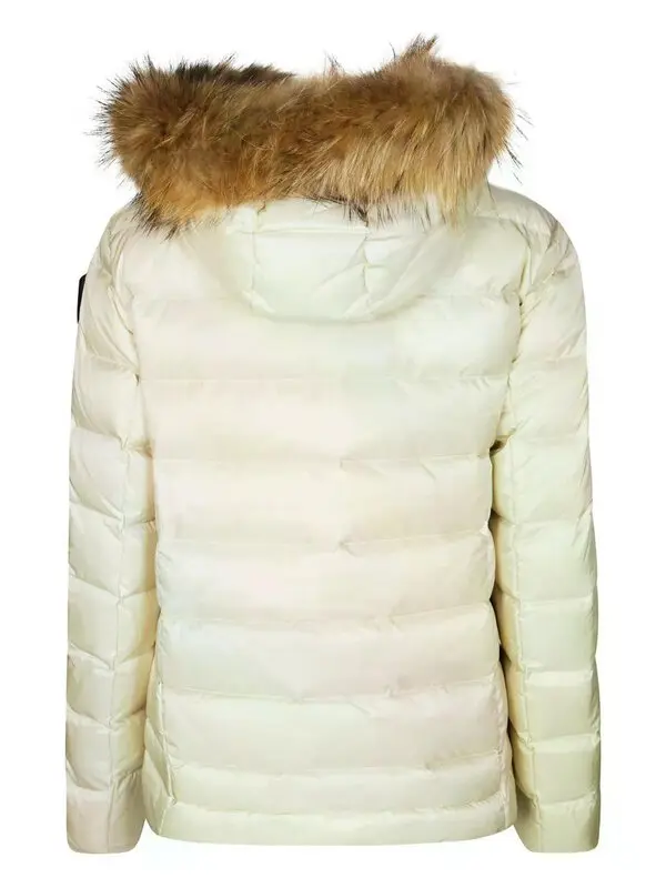BLAUER. Fur-hooded Puffer Jacket