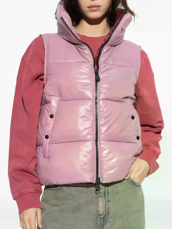 SAVE THE DUCK Ama Funnel-neck Jacket - Pink