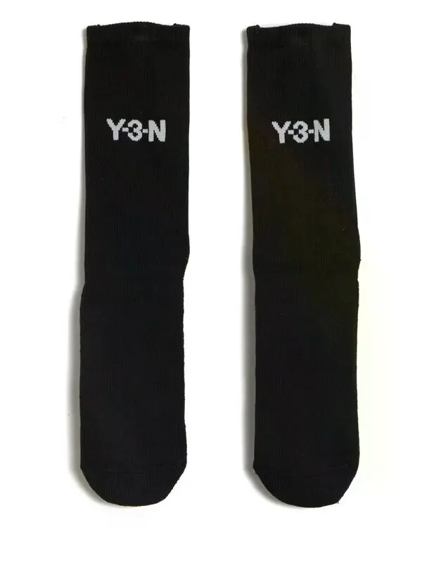 Y3 Adidas X Neighborhood Logo Socks - Black