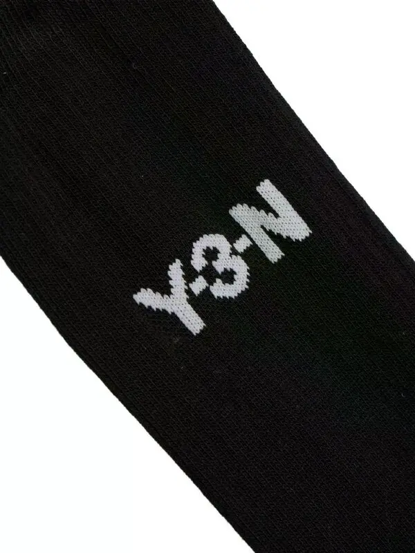 Y3 Adidas X Neighborhood Logo Socks - Black