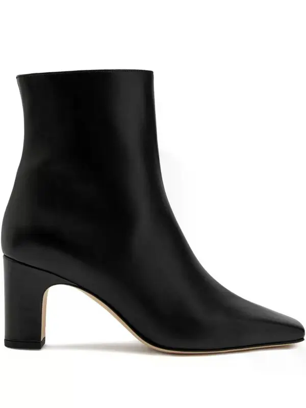 Manolo Blahnik 70mm Ofaralo Pointed Ankle Boots - Black