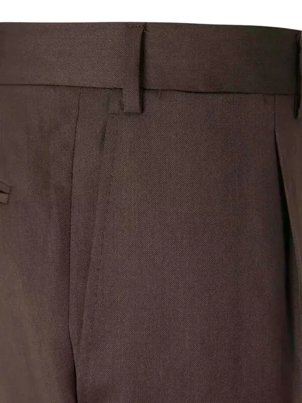 Canali Wide-leg Trousers