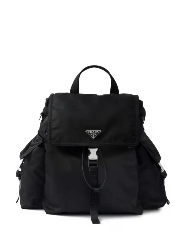 Prada Explore Drawstring Backpack - Black