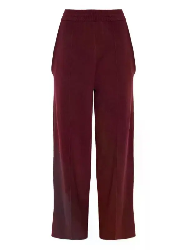 LANVIN Elasticated-waistband Wool-blend Trousers
