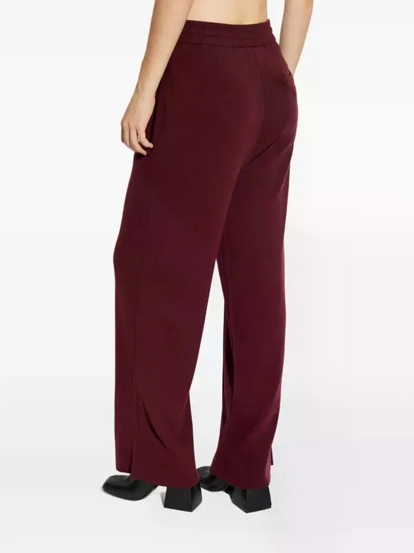 LANVIN Elasticated-waistband Wool-blend Trousers