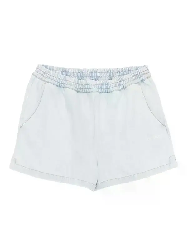 Off-White Logo-print Denim Shorts