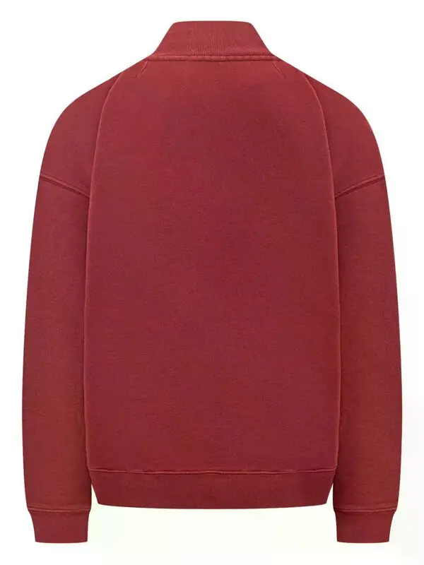 WILLY CHAVARRIA Bravo Quarter-zip Sweatshirt - Red