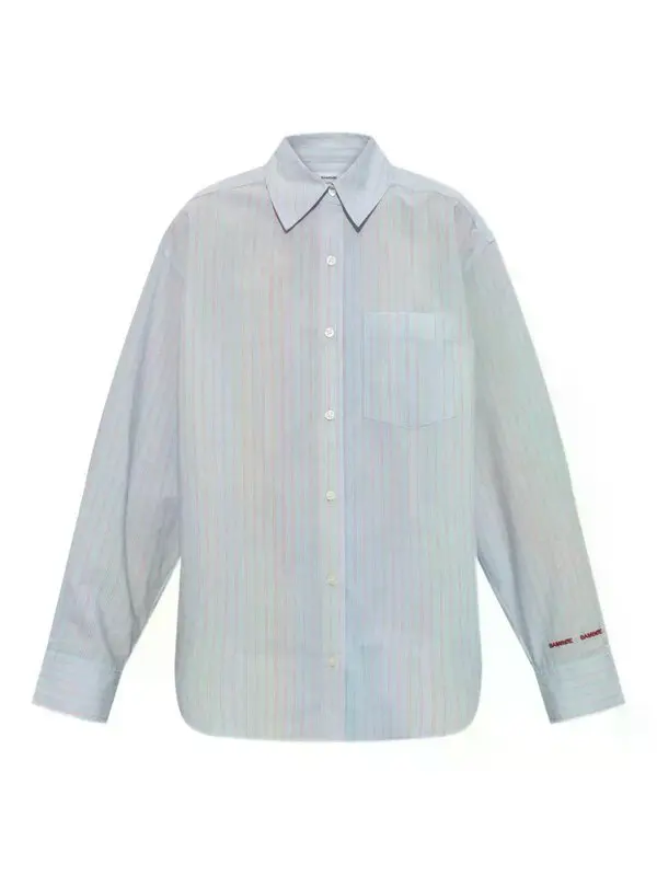 SAMSOE SAMSOE Salova Striped-pattern Shirt