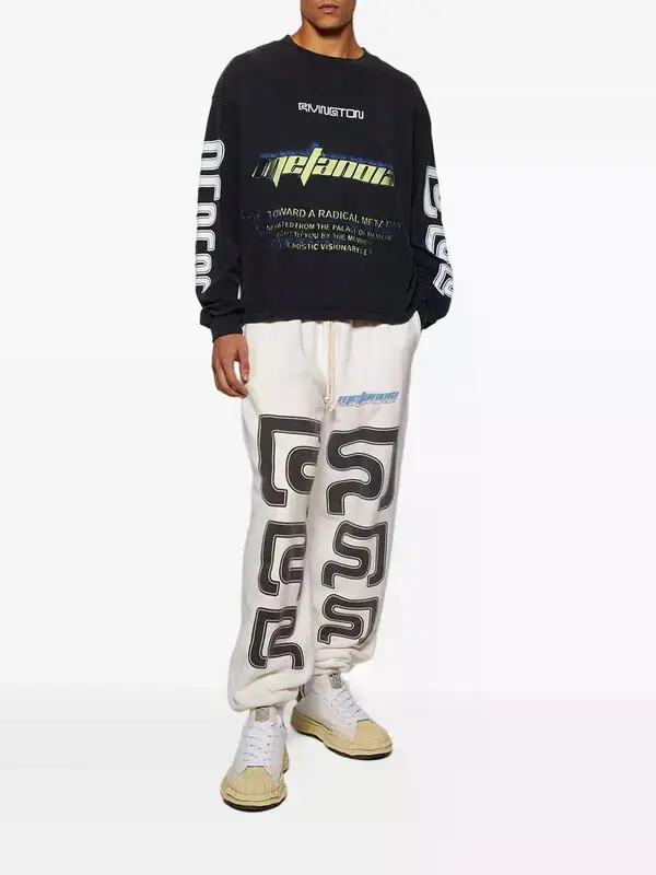 RRR123 Drawstring Graphic Sweatpants