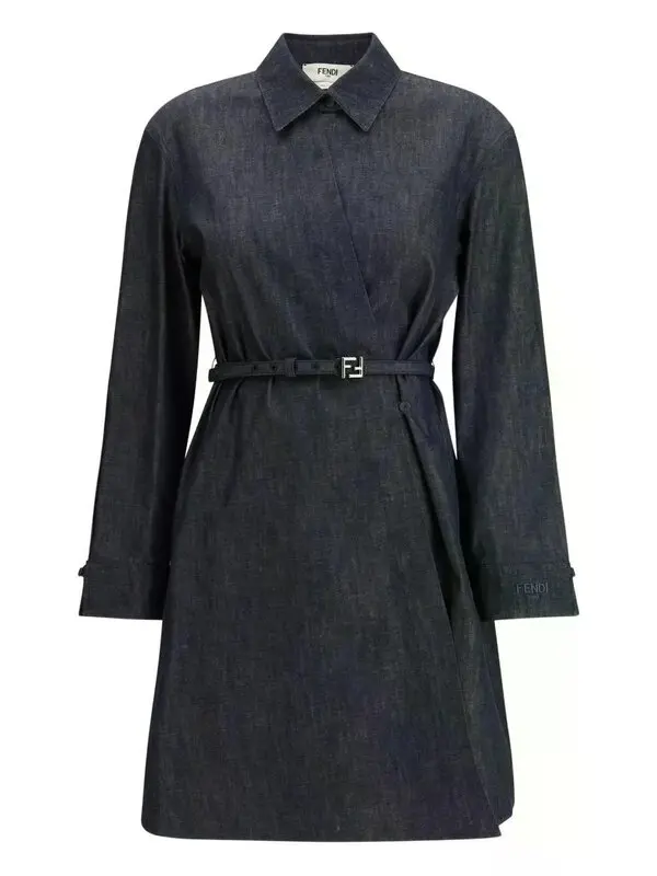 Fendi Belted Shirt Dress