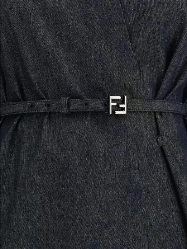 Fendi Belted Shirt Dress