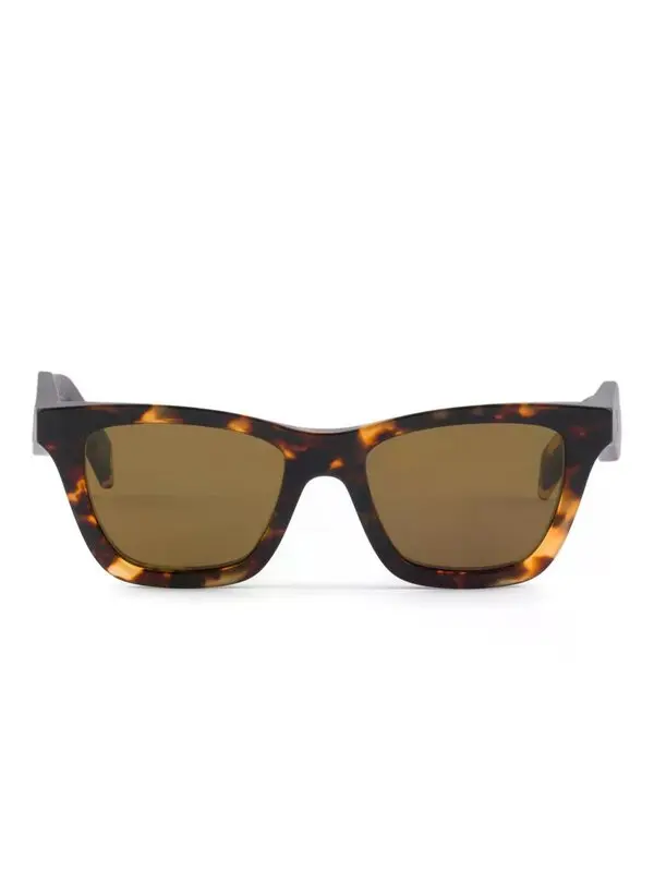 Prada Rectangle-frame Sunglasses - Brown