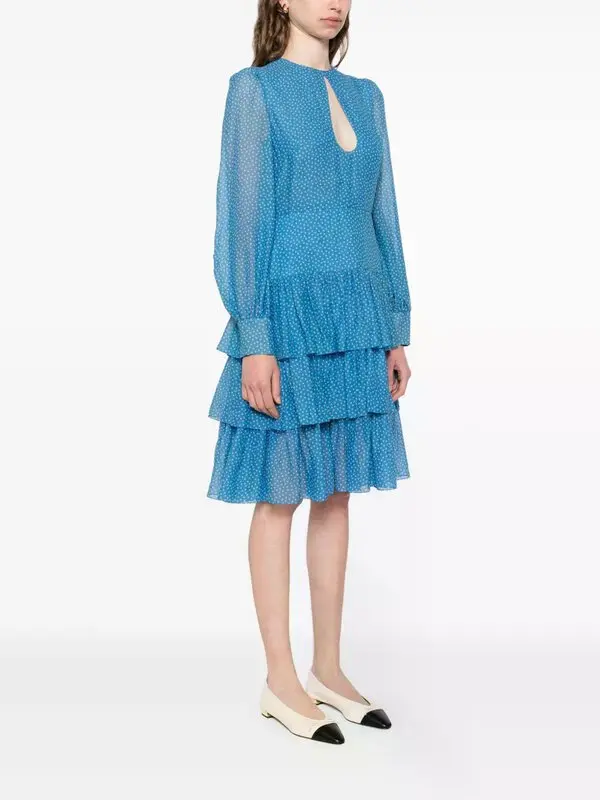 Valentino Garavani Silk Dress - Blue