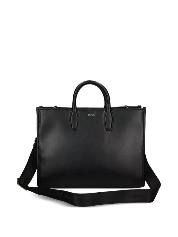 BOSS Logo-plaque Tote Bag With Removable Strap