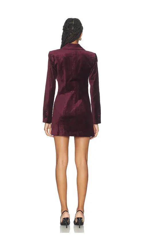 Good American Velvet Exec Dress
