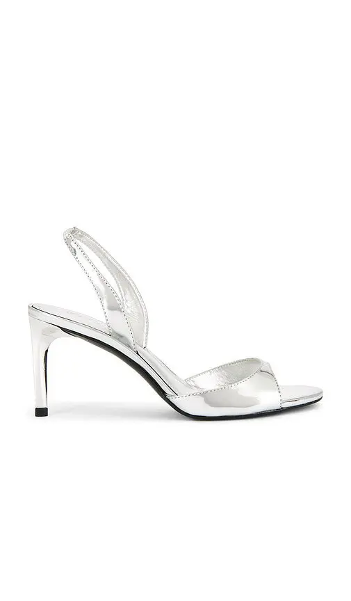 Schutz Scarlett Sling Mid Sandal - Prata